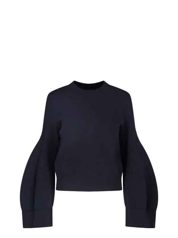 Sacai Balloon Sleeve Sweatshirt - Black
