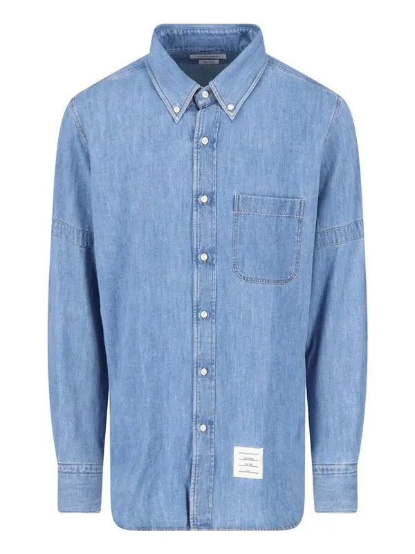 Thom Browne Shirt "armband - Light Blue