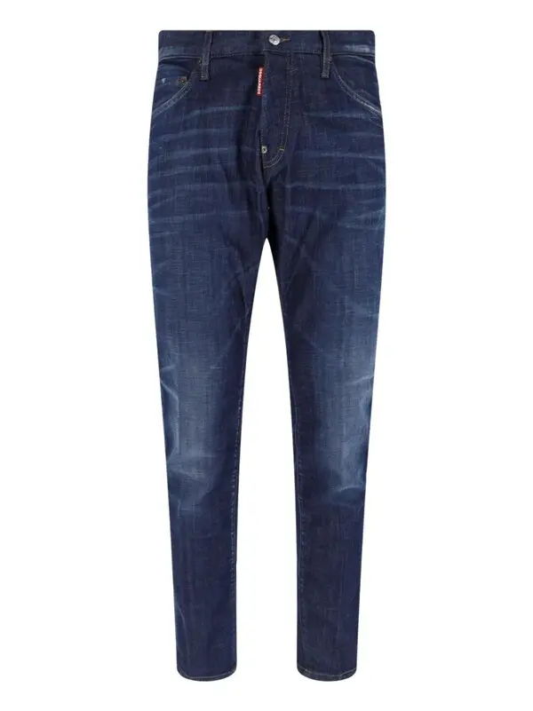 Dsquared2 Slim Jeans "teddy - Blue
