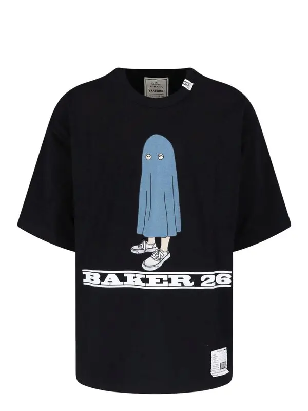 Mihara Yasuhiro T-shirt "baker 26 - Black