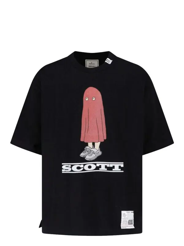 Mihara Yasuhiro T-shirt "scott - Black