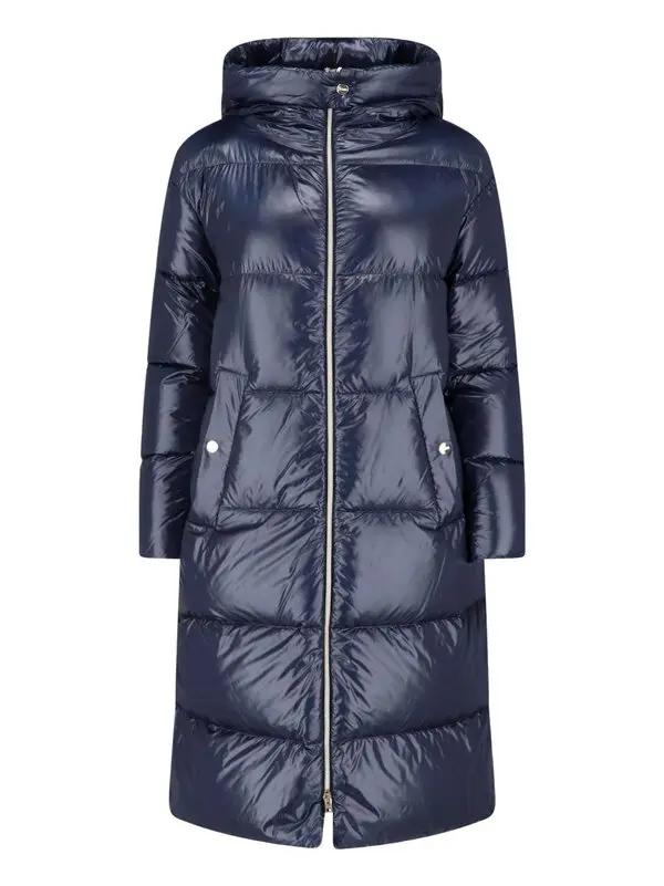 Herno Padded Hooded Jacket - Blue