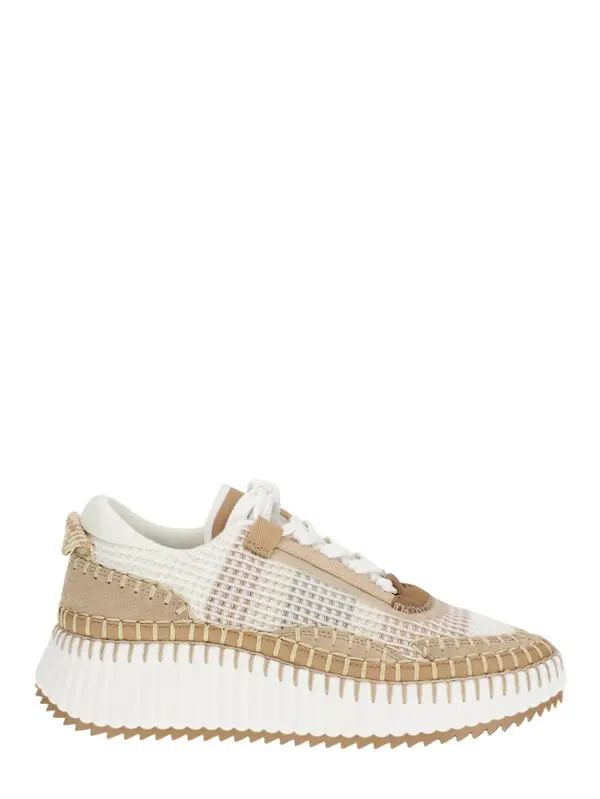 Chloé Nama Sneakers - Beige