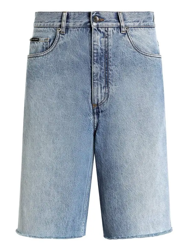 Dolce & Gabbana Denim Bermuda Shorts - Multicolor