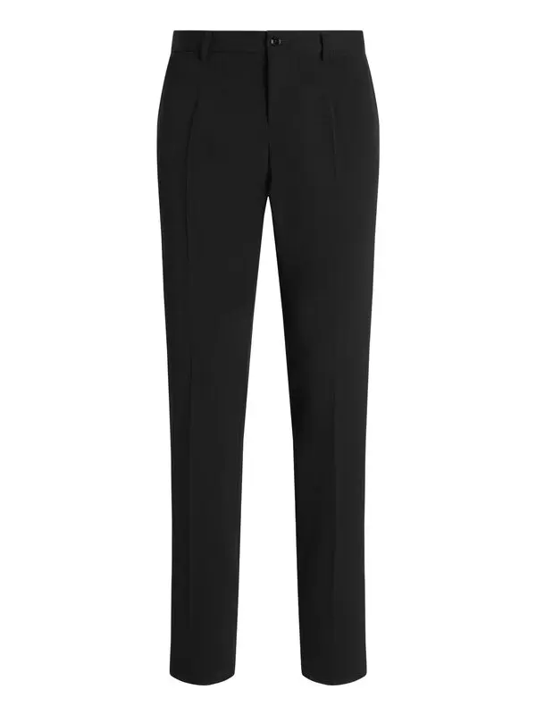 Dolce & Gabbana Tailored Stretch Twill Pants - Black