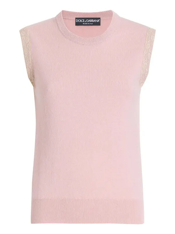 Dolce & Gabbana Cashmere Tank Top - Pink