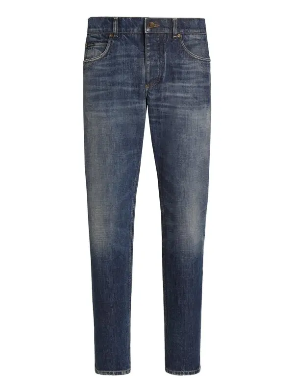Dolce & Gabbana Denim Trousers - Multicolor