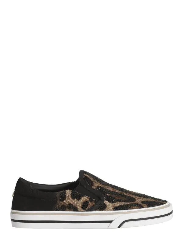 Dolce & Gabbana Dg Sailing Sneakers With Rhinestone Embellishments - Print