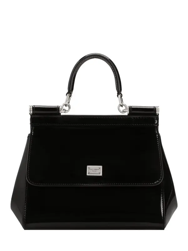 Dolce & Gabbana Medium Sicily Handbag - Black