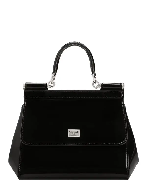 Dolce & Gabbana Medium Sicily Handbag - Black