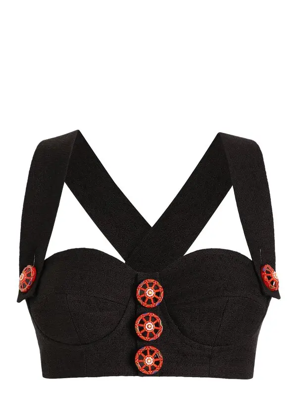 Dolce & Gabbana Fabric Top - Black