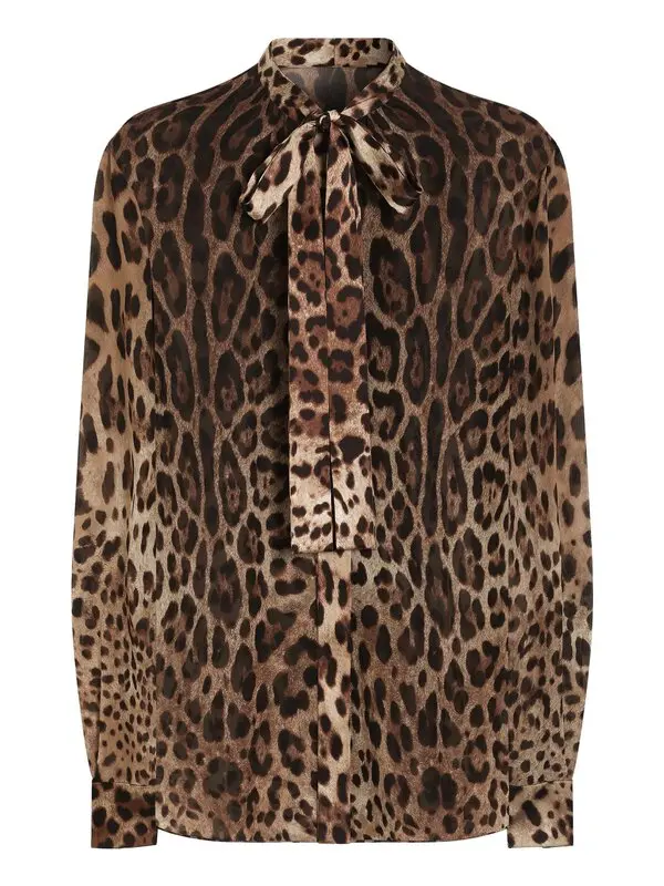 Dolce & Gabbana Leo- Georgette Shirt - Print