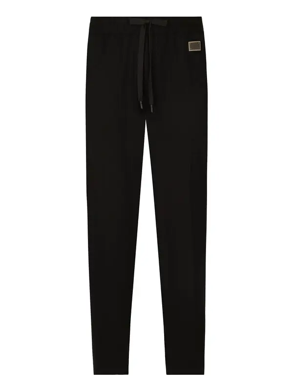 Dolce & Gabbana Jersey Jogging Pants - Black