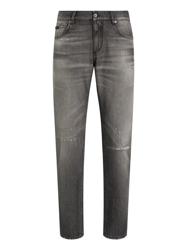 Dolce & Gabbana Multi-colored Denim Trousers - Multicolor