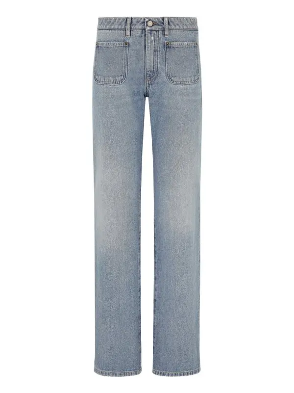 Dolce & Gabbana Cotton Denim Work Jeans - Multicolor