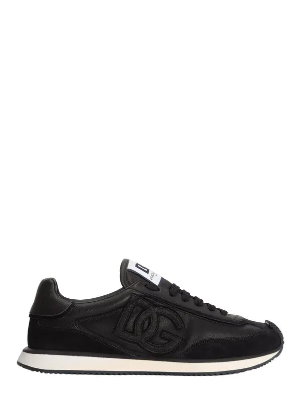 Dolce & Gabbana Dg Cushion Calfskin Sneakers - Blue