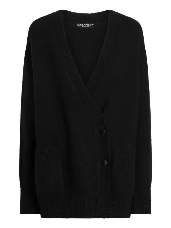 Dolce & Gabbana Cashmere Blend Double-breasted Cardigan - Multicolor