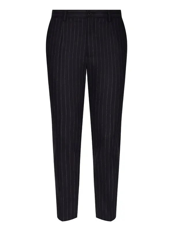 Dolce & Gabbana Tailored Pinstripe Flannel Pants - Multicolor