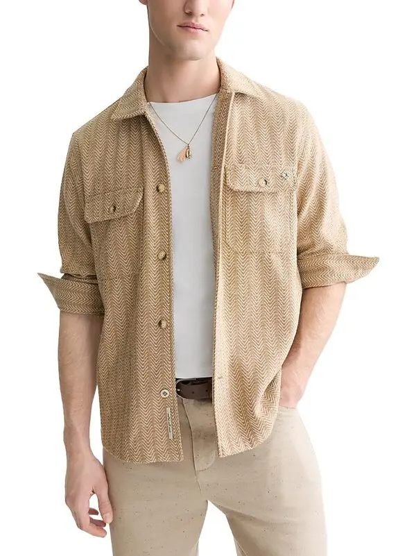 Scotch & Soda Jacquard Pocket Shirt - Dijon