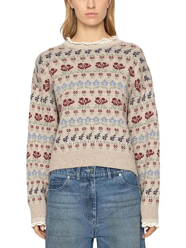 Sea Preston Crewneck Sweater - Cream