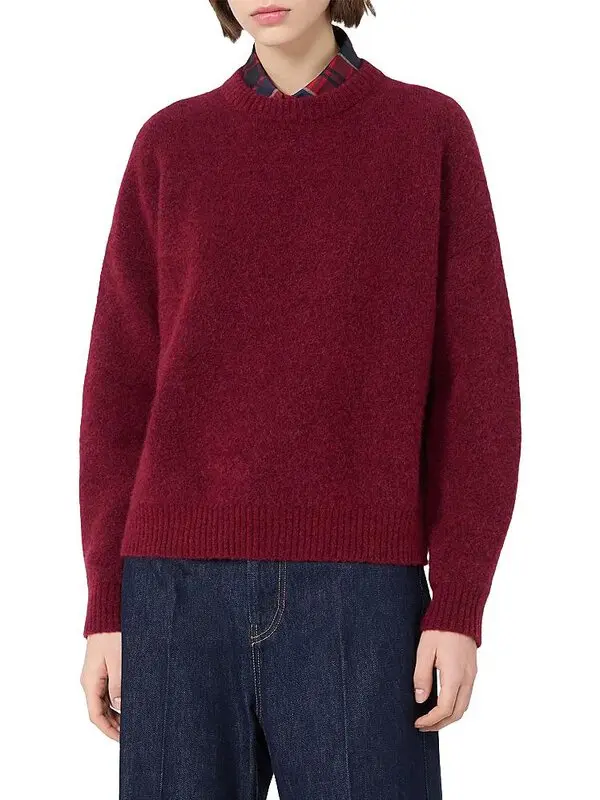 Max Mara Wkdtuono Crewneck Sweater - Bordeaux