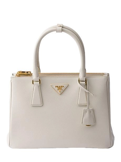 Prada Galleria Medium Saffiano Leather Bag - Neutral
