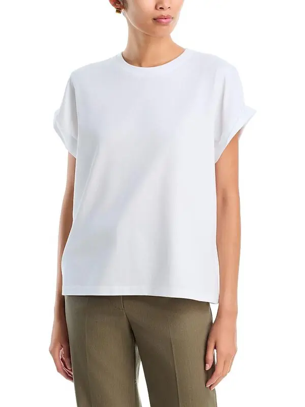 Victoria Beckham Tilly Cotton T-shirt - White
