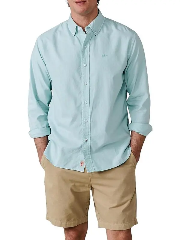 Aubin Horkstow Lightweight Oxford Shirt - Mint