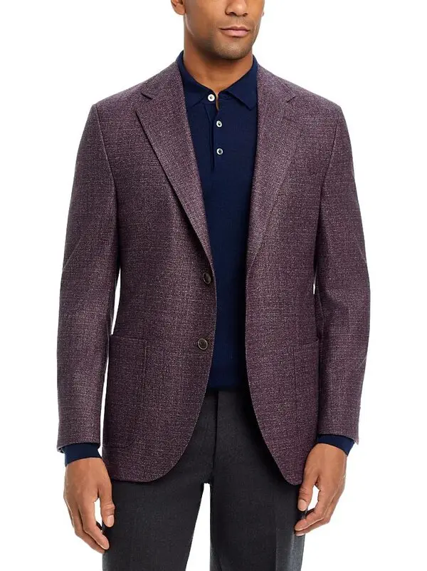 Peter Millar Tailored Fit Sport Coat - Dark Red