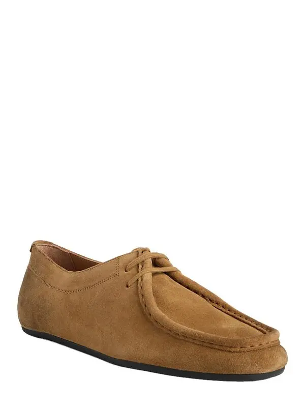 JIL SANDER Suede Lace-up Loafers - Walnut