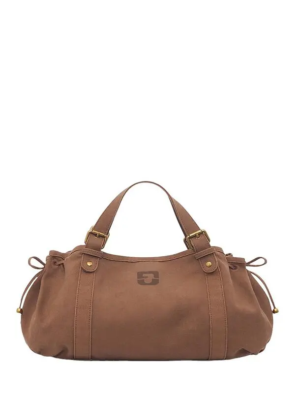 Gerard Darel 24h Large Canvas Handbag - Beige