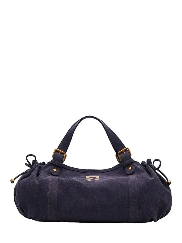 Gerard Darel 24h Large Canvas Handbag - Blackcurrant