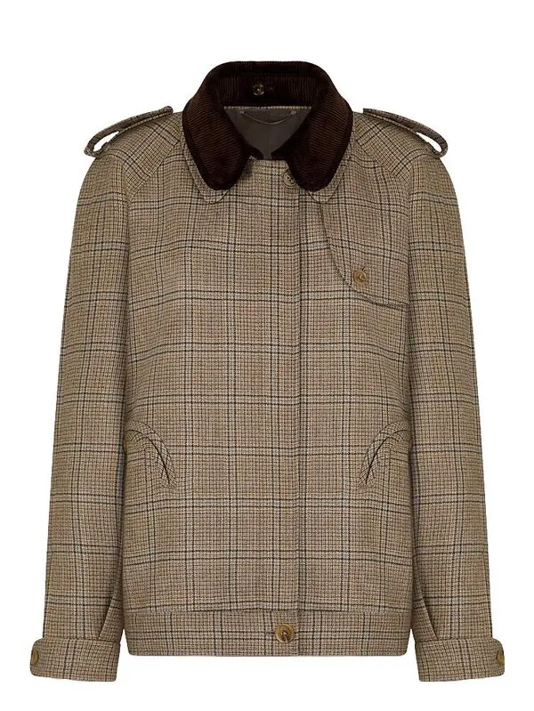 BLAZÉ MILANO Saona Chausie Wool Trench Coat - Beige