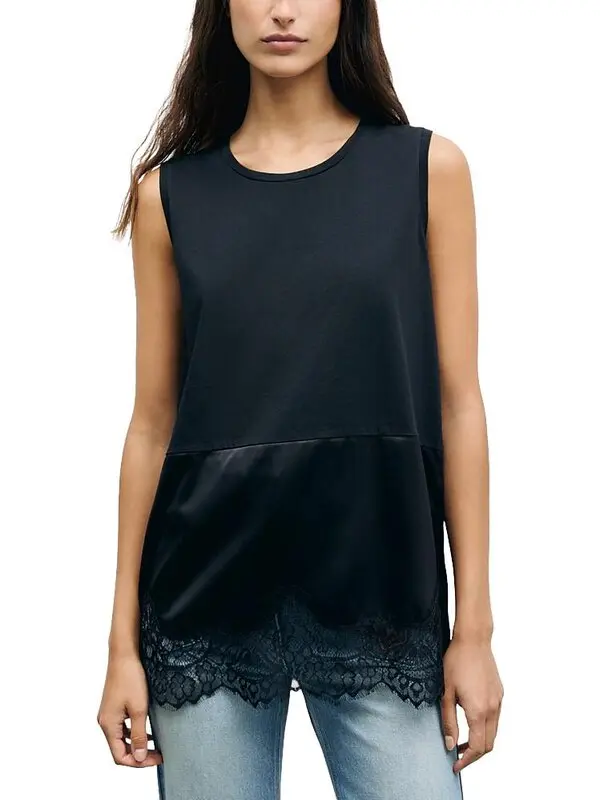 Gerard Darel Baia Sleeveless Top - Black
