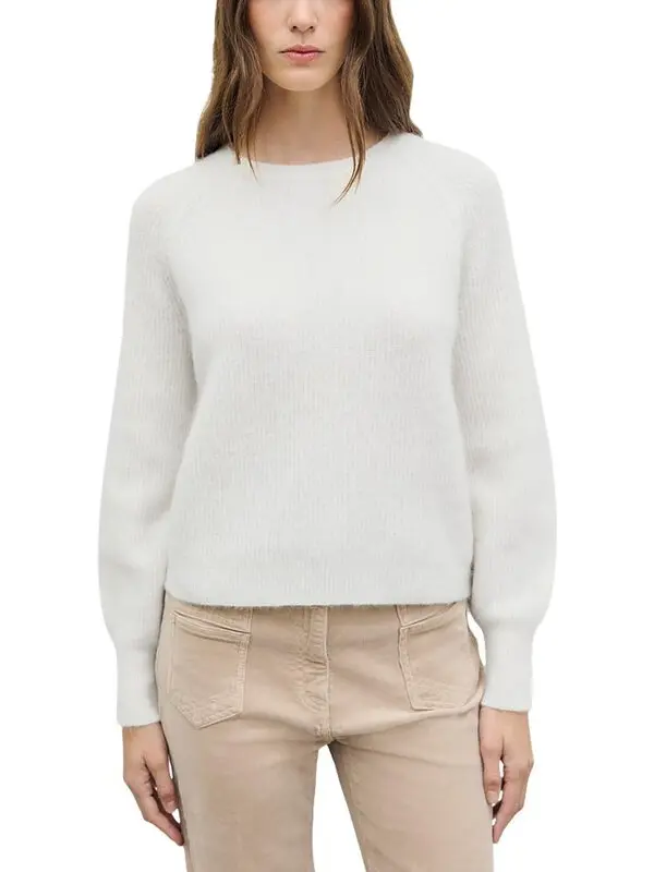 Gerard Darel Riya Raglan Sleeve Sweater - Ecru