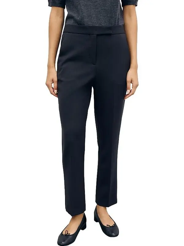 Gerard Darel May Straight Leg Tailored Trousers - Cinnamon