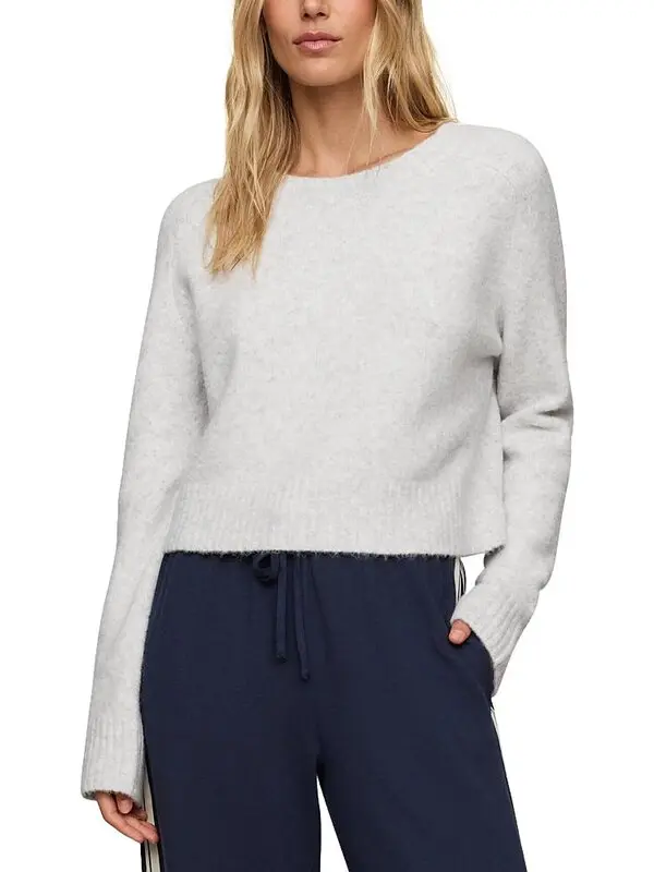 Z Supply Stand In Crewneck Sweater - Feather Grey