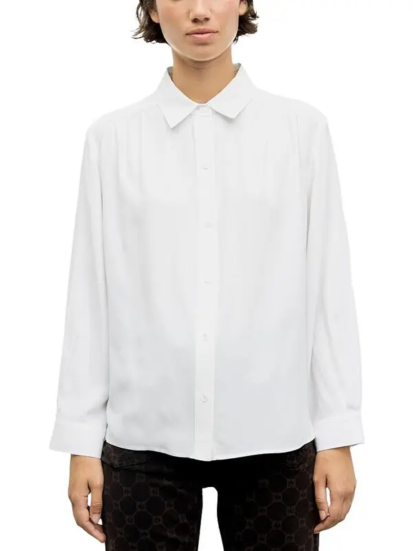 Gerard Darel Lilie Button Front Shirt - Ecru