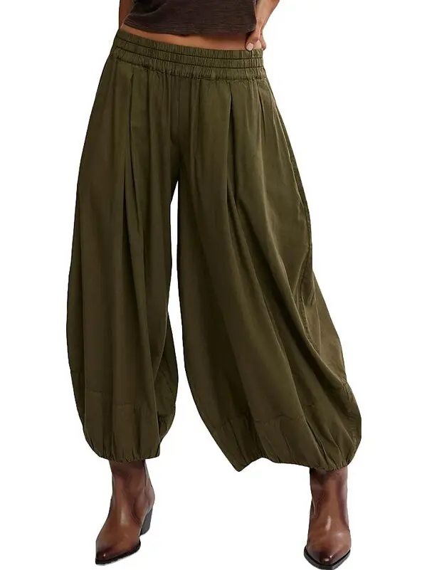 Free People Moonflower Balloon Pants - Sage