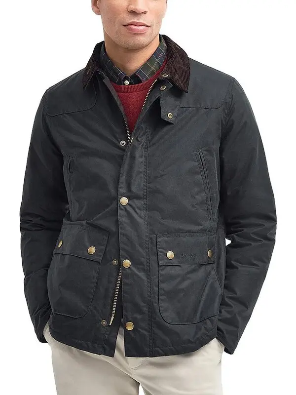 Barbour Reelin Cotton Wax Jacket - Sage