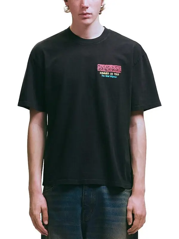 NAHMIAS Summer Tour Boxy Tee - Aged Black