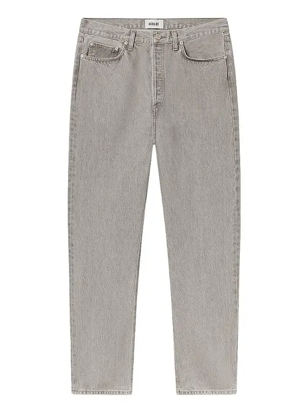 AGOLDE 90's Mid Rise Straight Leg Jeans - Digital (medium Grey)