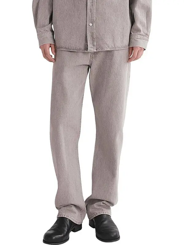 AGOLDE 90's Mid Rise Straight Leg Jeans - Digital (medium Grey)