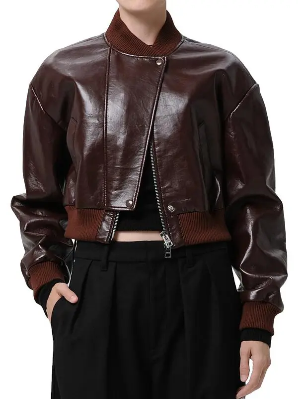 Citizens Of Humanity Camille Moto Jacket - Chocolate
