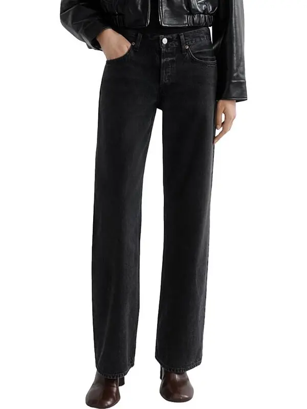 AGOLDE Low Rise Loose Straight Jeans - Vanta