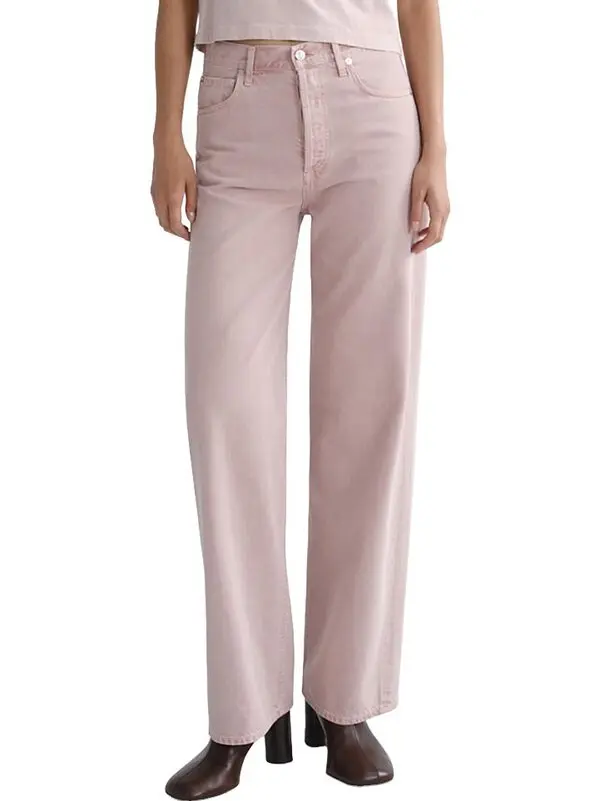AGOLDE Ren High Rise Wide Leg Jeans - Wallflower