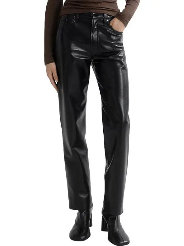 AGOLDE Lana High Rise Straight Jeans - Detox