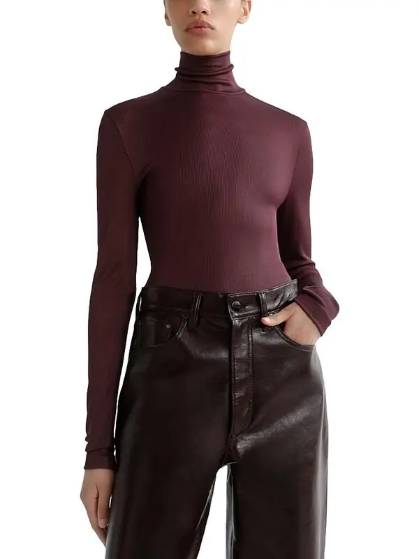 AGOLDE Carlyle Turtleneck Top - Corinth
