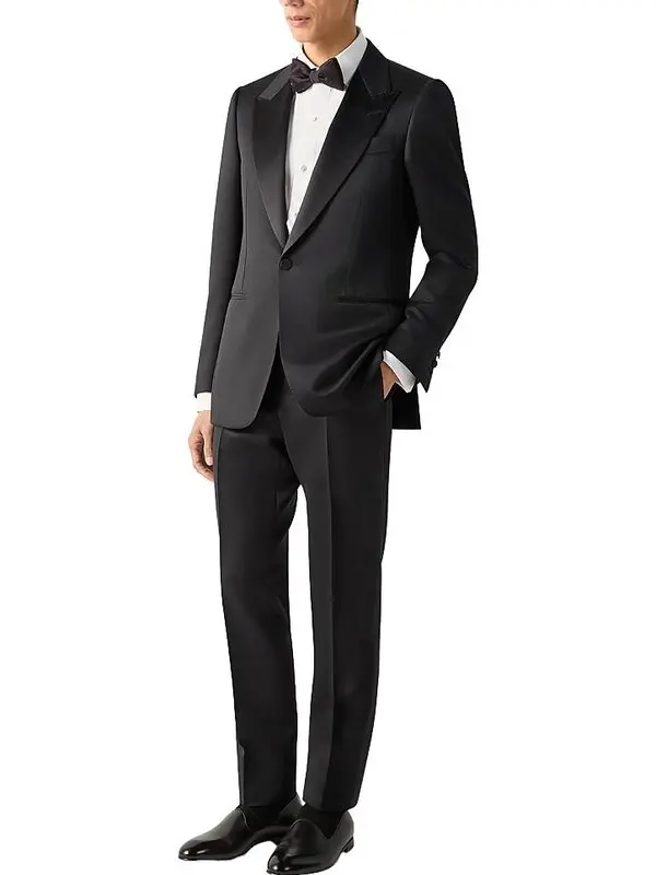 Zegna Trofeo Regular Fit Evening Suit - Black