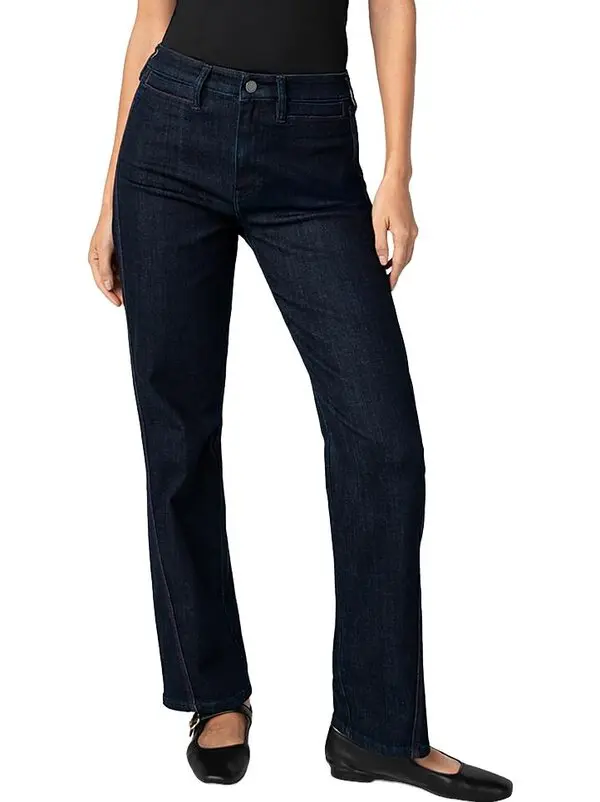 LIVERPOOL Kennedy High Rise Straight Leg Jeans - Midnight Eclipse